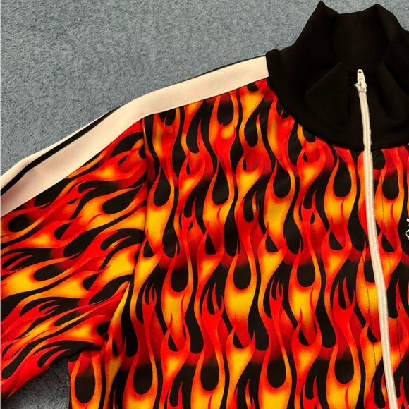 Palm Angels | Jackets & Coats | Palm Angels Flameprint Tracksuit Limited Edition | Poshmark